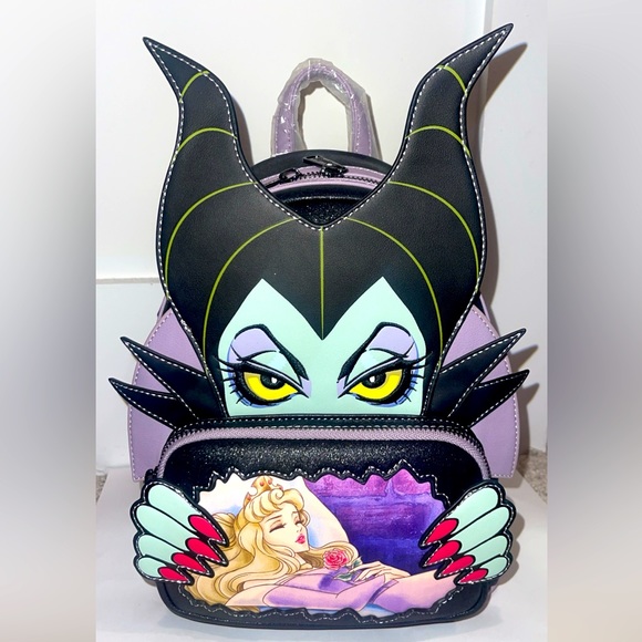 Loungefly | Bags | Loungefly Disney Villains Scene Maleficent Sleeping ...